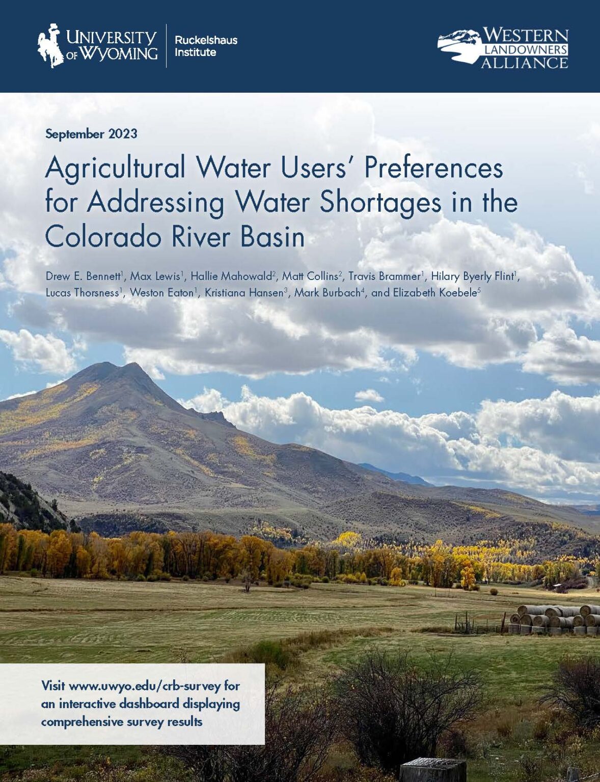 New survey of Colorado River Basin irrigators points to challenges ...