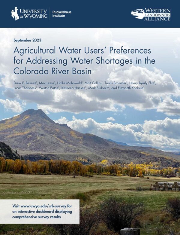 Water Survey Data Dashboard – Western Landowners Alliance